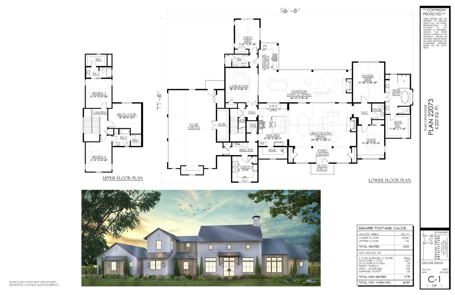 Benefits of working with an existing House Plan from Geschke Group ...